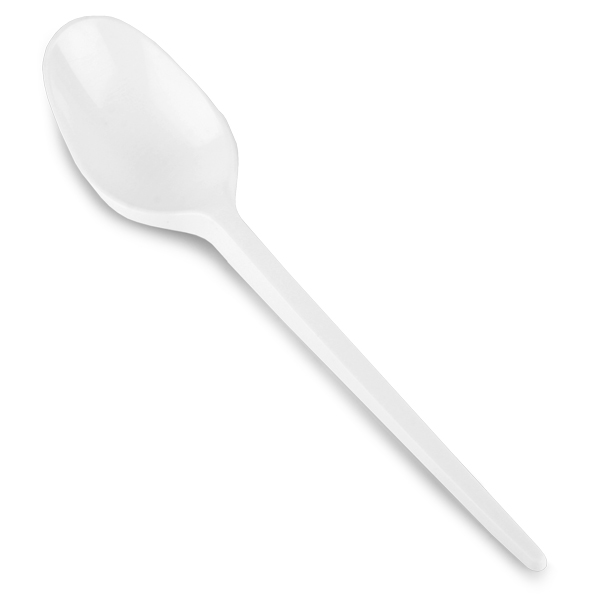 Buy White Disposable Plastic Spoons Pack of 100 Online UK