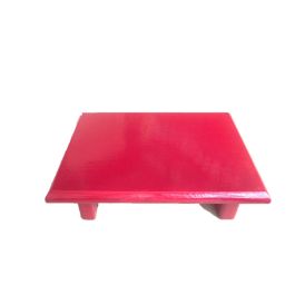 Red Wooden Patla - Rectangle Plain - Big UK | Popat Stores