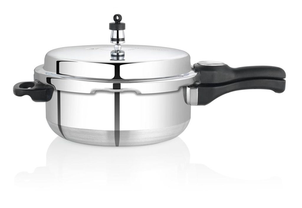 Premier Express Aluminium Pressure Cooker Small Pan 3.5L-liquid vol 2.5L