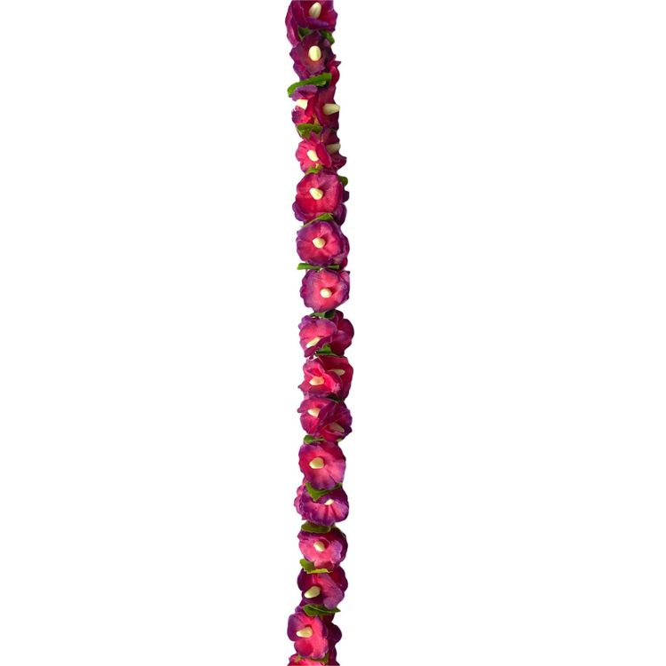 Single String of Artificial Flower Ladiâ€“ Pink/Purple - 115cm