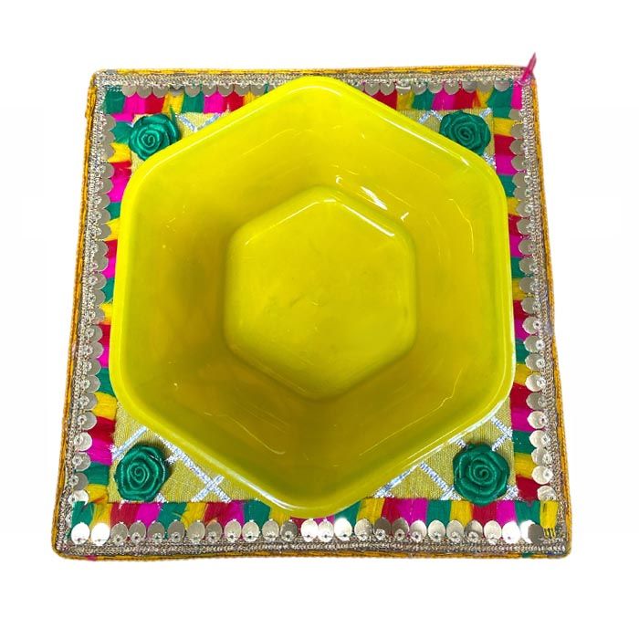 Buy Indian Traditional Pithi Square Set Online UK