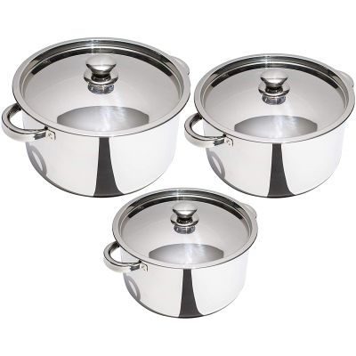 Stainless Steel Casseroles UK | Popat Stores